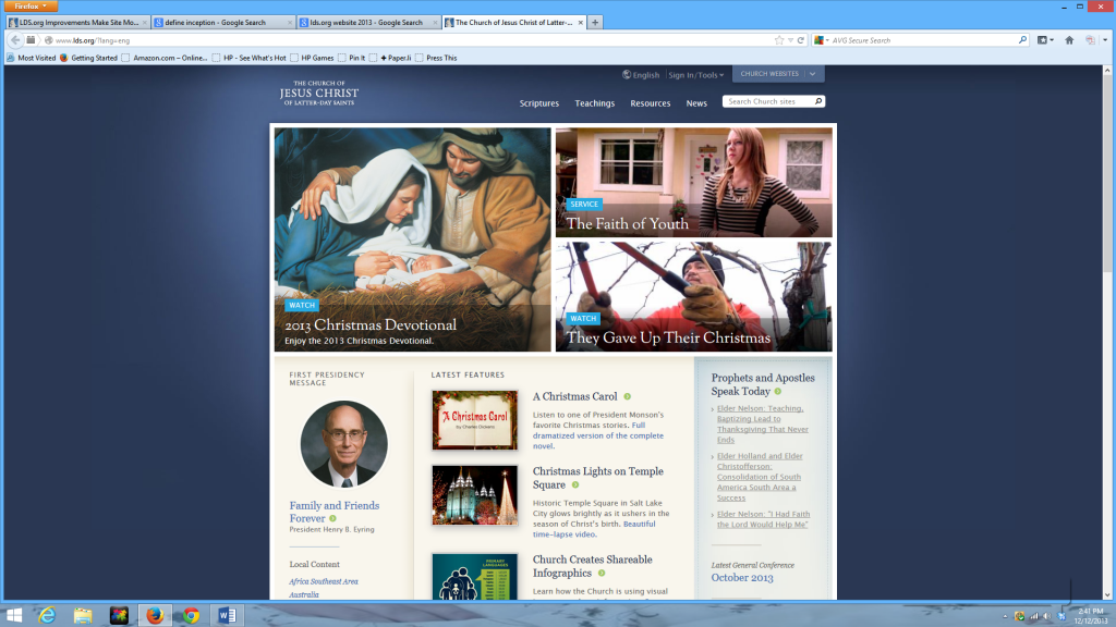 LDS.org is User-Friendly after makeover