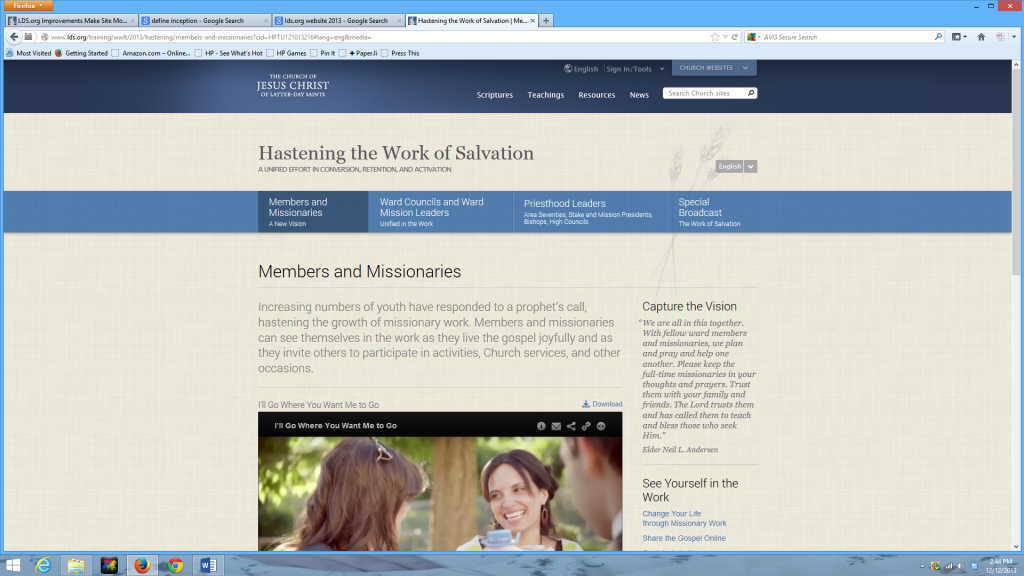 LDS.org is User-Friendly after makeover