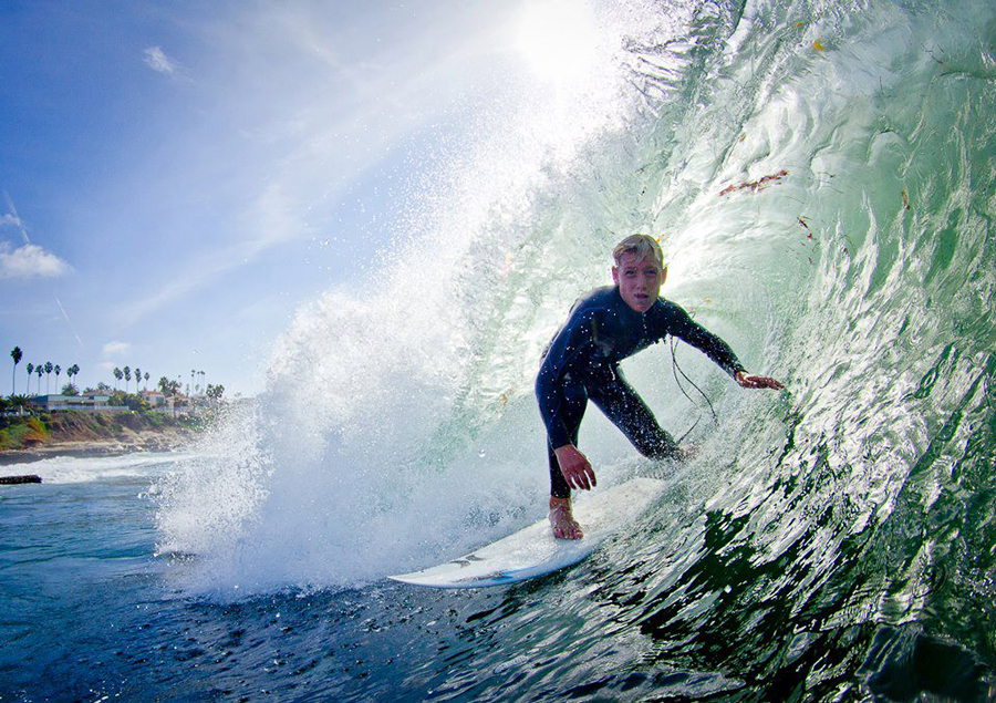 LDS Teen Jordy Collins - Rising Surfer Star - AboutMormons